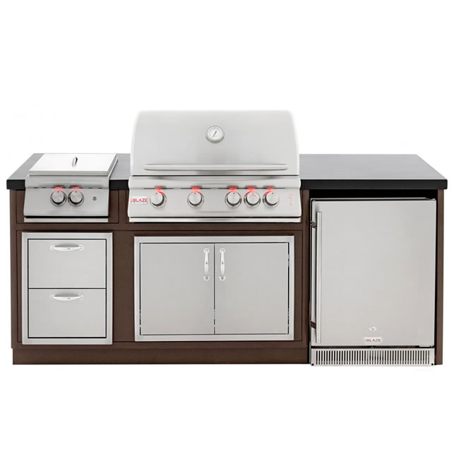 Blaze Grills LTE Outdoor Kitchen Island Package | Fine's Gas