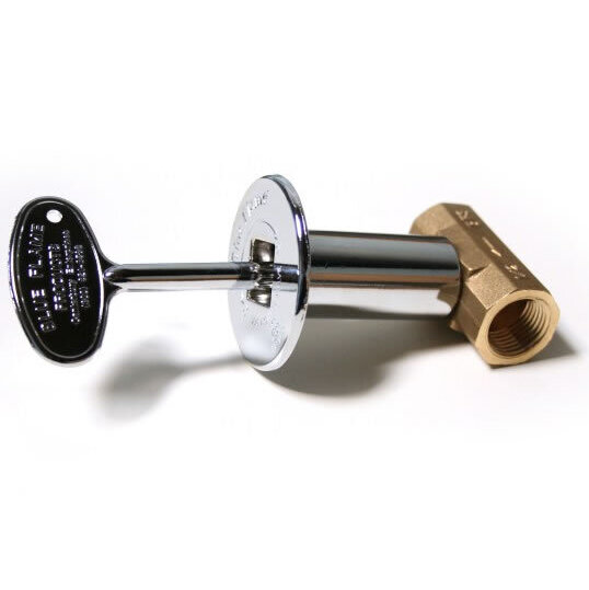 Key Style Gas Valve For Fire Pits or Fireplaces