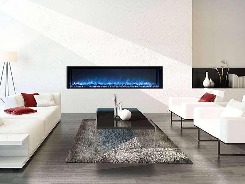 Modern Flames 100 Inch Landscape FullView Electric Fireplace | Fine's Gas