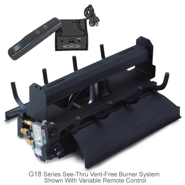 Fire Logs RH Peterson Co. G4 Vented Gas Log Burner Set Including Grate ...