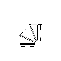 90° Elbow For SLP Series Direct Vent Pipe | Fine's Gas